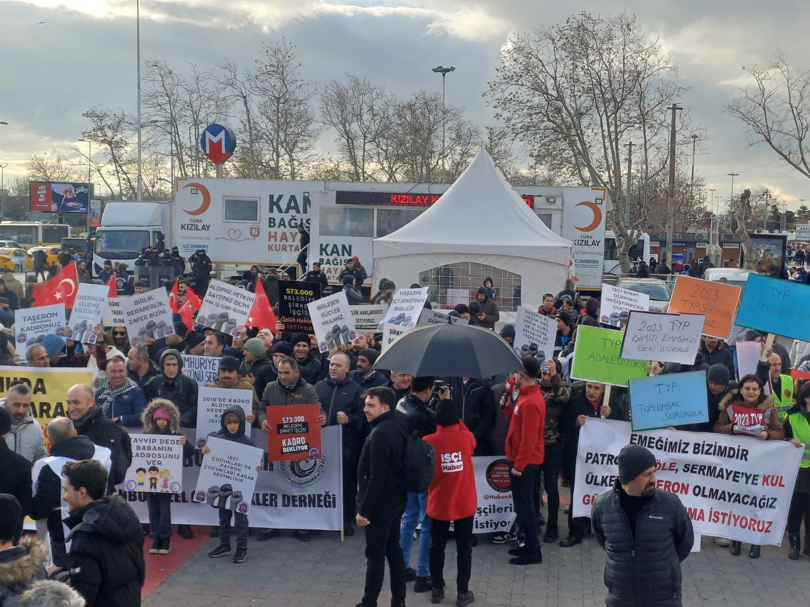 Taşeron işçiler: Kadrolu ve güvenceli çalışmak istiyoruz| Haberler
